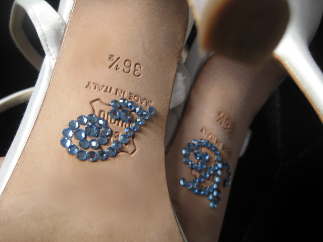 I Do Wedding Shoe Sticker Applique on Luulla